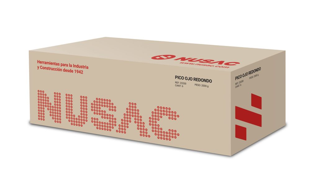 Rebranding y diseño de packaging para herramientas NUSAC | Empacke